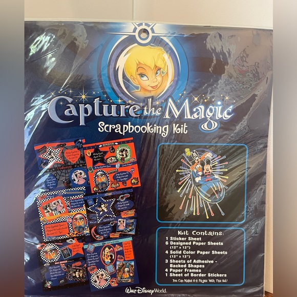 Disney | Office | Capture The Magic Scrapbook Kit Walt Disney World ...